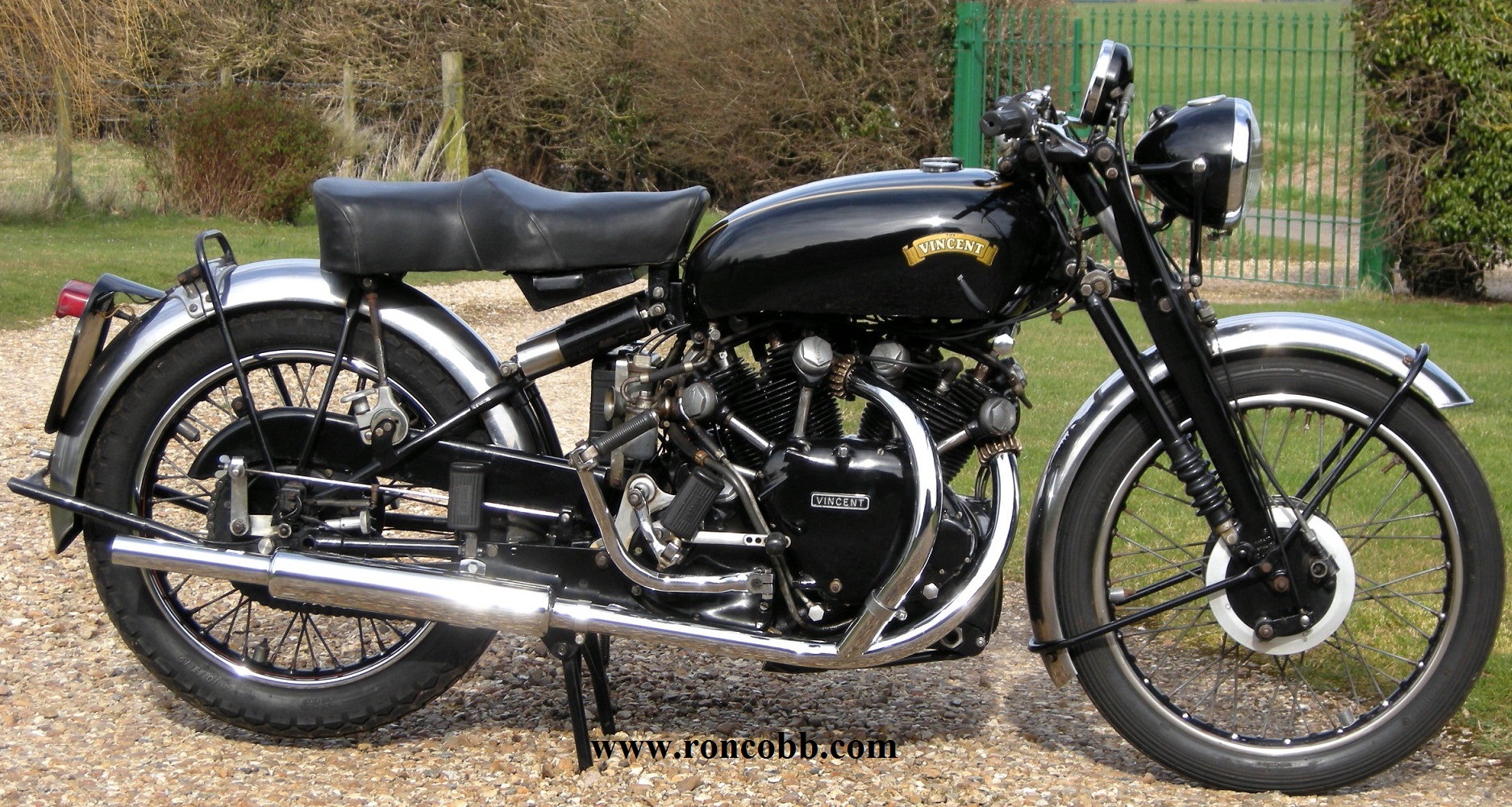 Vincent Black Shadow motorcycle